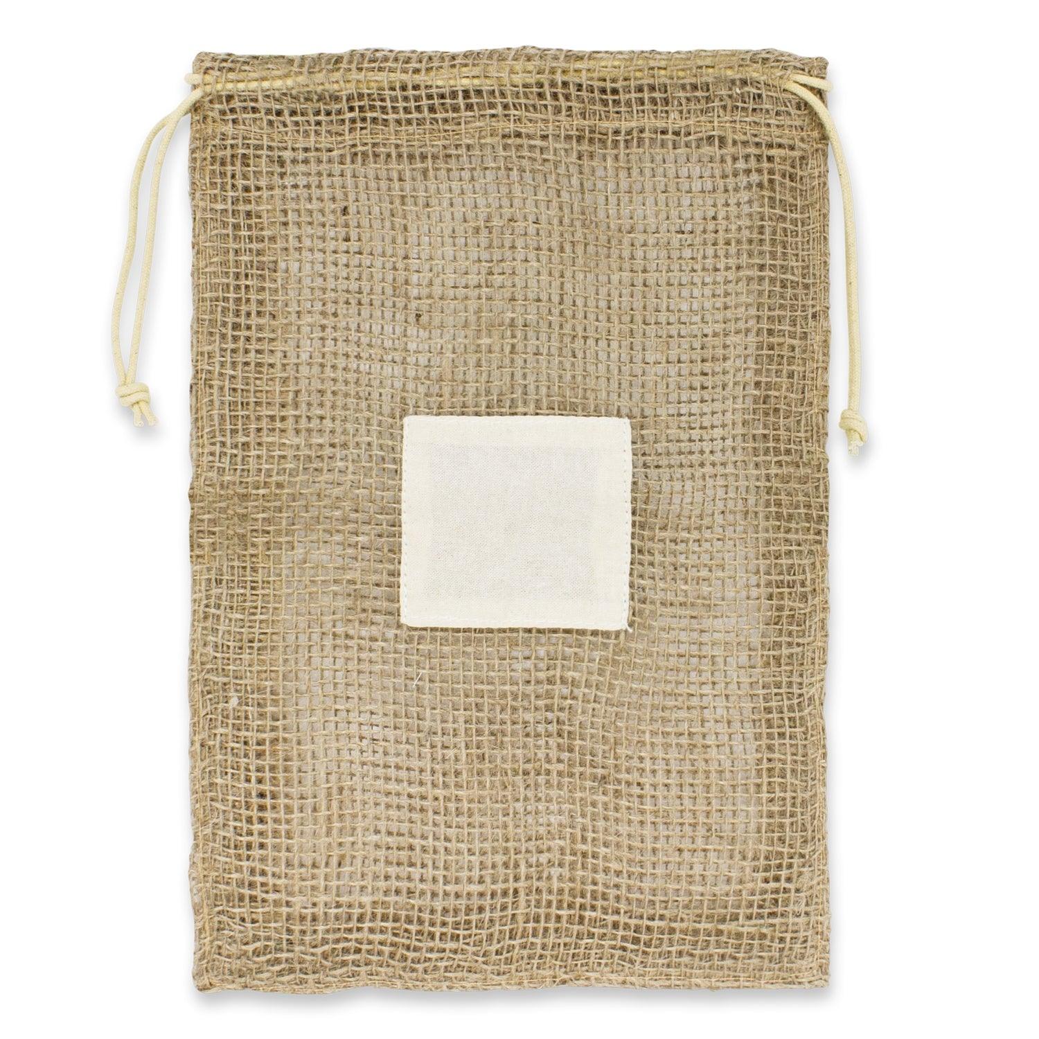 Custom Branded Jute Net Produce Bag
