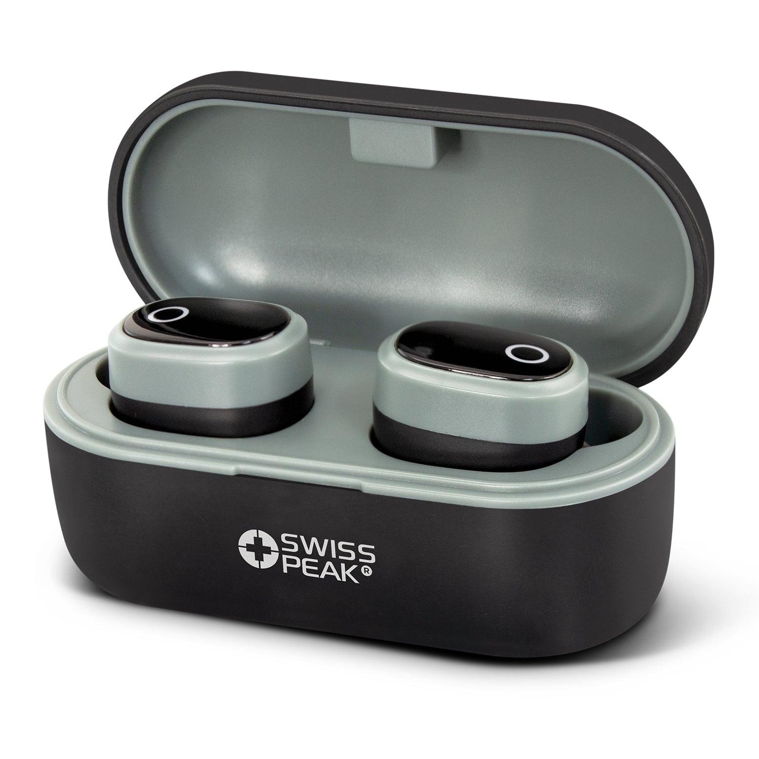 Custom Branded Swiss Peak TWS Earbuds